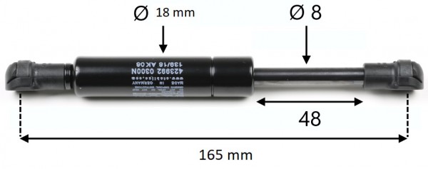 Gasdrukveer | Hettich | Stabilus | Lift-o-mat | Duovorm